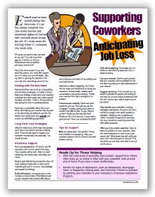 Supporting Coworkers Experiencing Job Loss